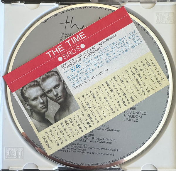 BROS - The Time CD - Used – Borderline MUSIC