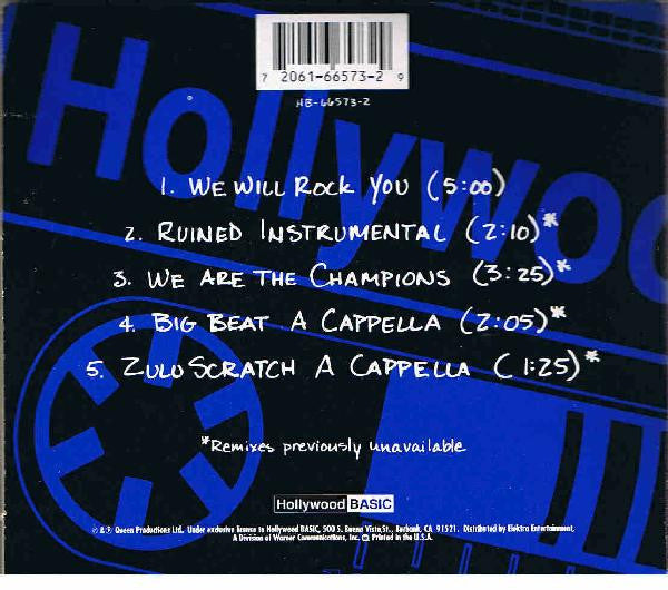 Queen - We Will Rock You / We Are The Champions (REMIX) CD single - Us ...