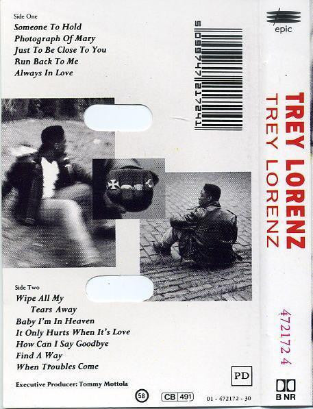Trey Lorenz ft: Mariah Carey on 5 tracks - Cassette Tape - Used – Borderline MUSIC
