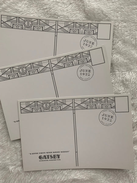 Gatsby 3 promotional postcards – Borderline MUSIC
