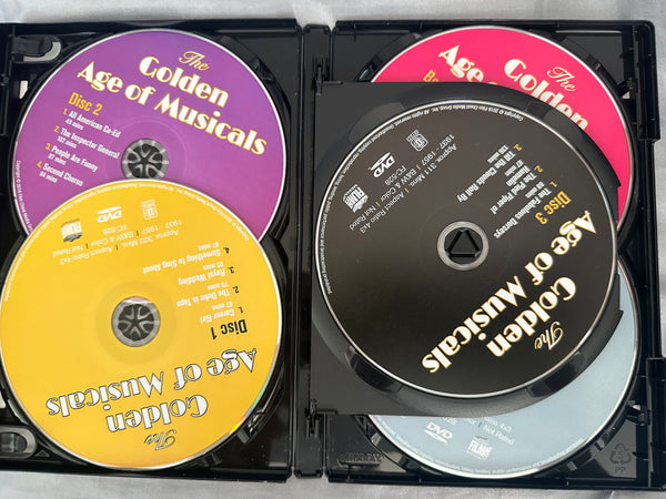 Golden age of Musicals (1937-1957) 17 early Musicals on a 5 DVD set us ...