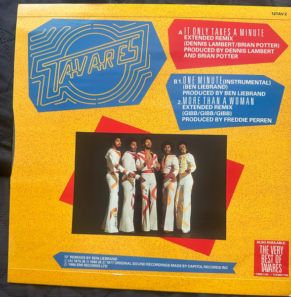 Tavares It Only Takes A Minute / More Than A Woman (Ben Liebrand Mixes ...