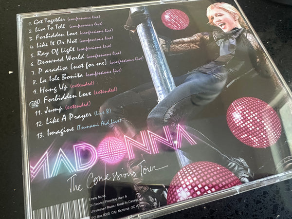 MADONNA Unreleased Confessions LIVE CD +Bonus Mixes and Live - CD ...
