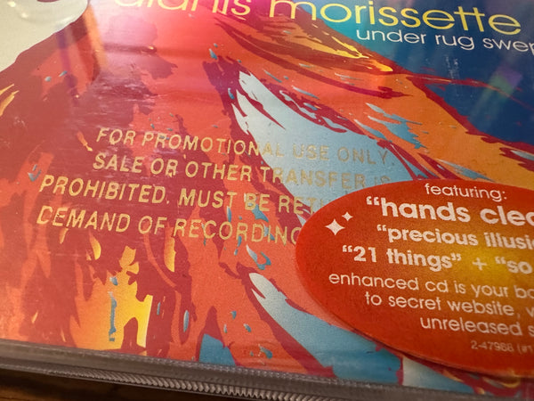 Alanis Morissette - Under Rug Swept (PROMO COPY) CD - Used – Borderline ...