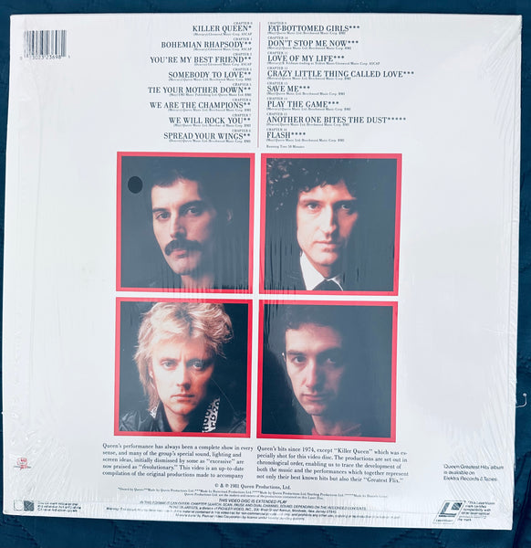 Queen laser disc-- Greatest Flix - Video Collection LASER DISC -- Used ...