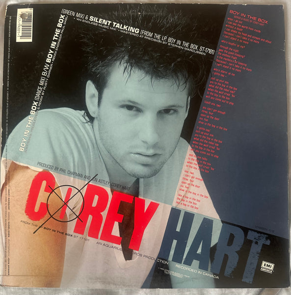 Corey Hart 12" single LP vinyl boy in the box 80s used promo hole ...