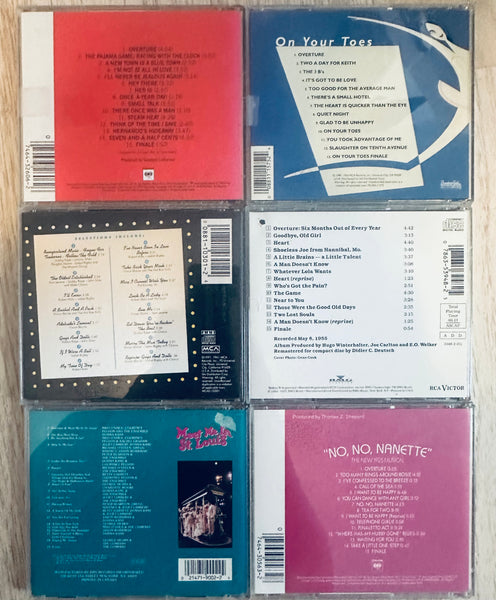 6 Broadway Cast Recordings (Lot) 6 CDs for 1 low price - Used ...