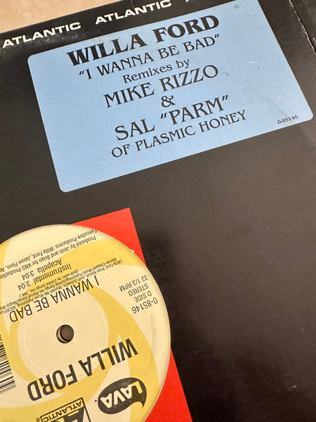 Willa Ford - 2 LPs I Wanna Be Bad / A Toast To Me (F**k The Men) 12" s ...