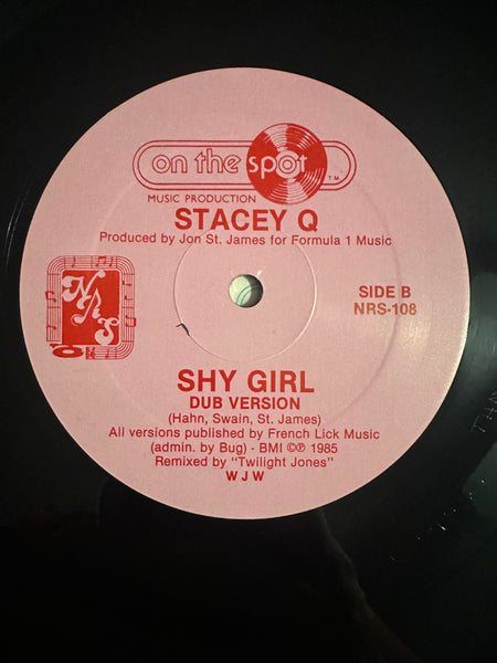 Stacey Q - Shy Girl 12" single '85 LP vinyl - -Used – Borderline MUSIC