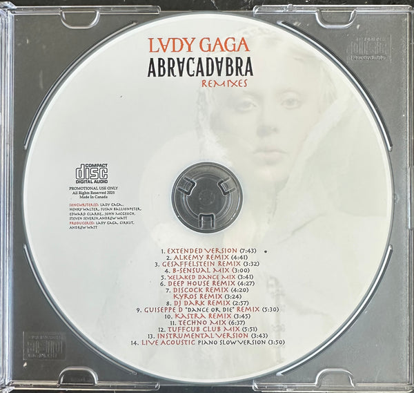 Lady GaGa - ABRACADABRA REMIX CD Single DJ - New – Borderline MUSIC