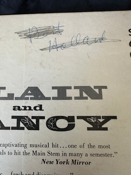 Plain and Fancy original Broadway cast musical vinyl – Borderline MUSIC