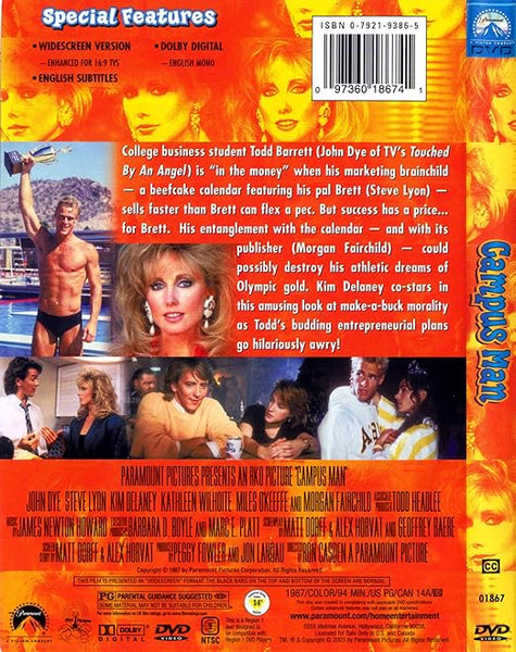 Campus Man (1987) Movie DVD - Used – Borderline MUSIC