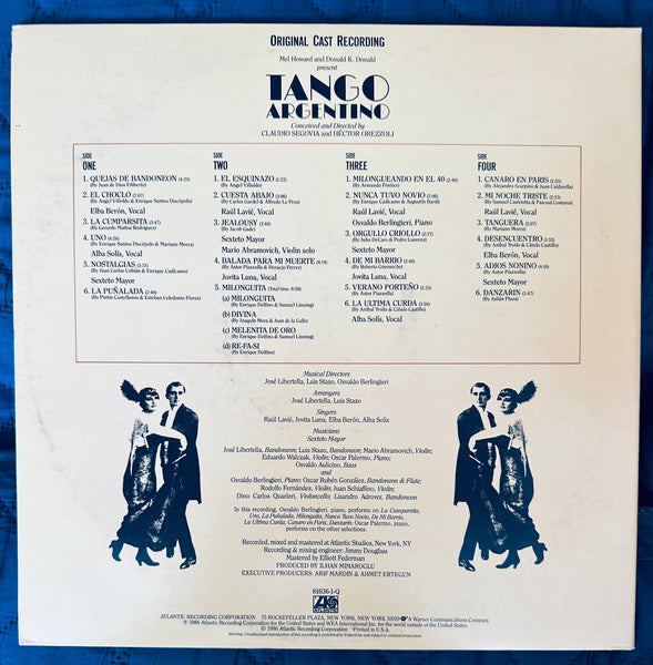 Tango argentino original cast recording LP vinyl used – Borderline MUSIC