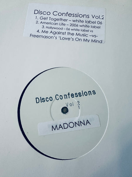 Madonna - Disco Confessions vol. 2 The white label mash-ups - 12” sing ...