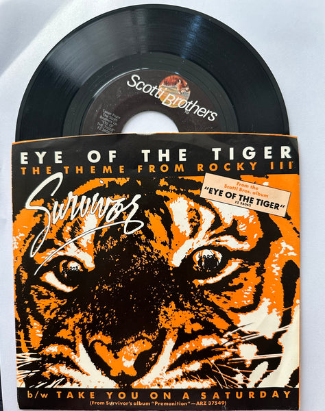 Survivor - Eye Of The Tiger 45 record - used – Borderline MUSIC