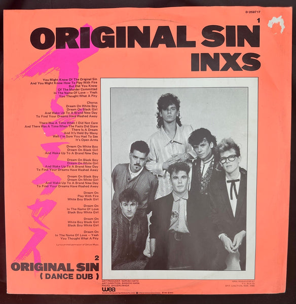 INXS - Original Sing (Import) 12" Single 1983 Lp Vinyl - Used ...