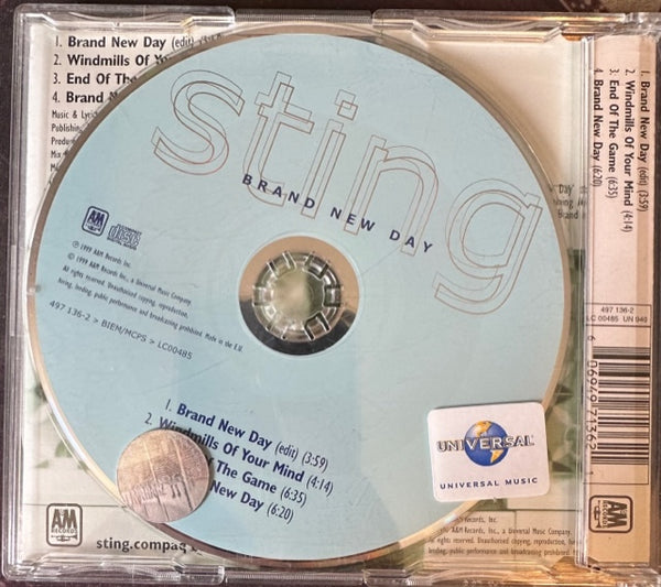 Sting - Brand New Day +3 (Import CD single) Used – Borderline MUSIC