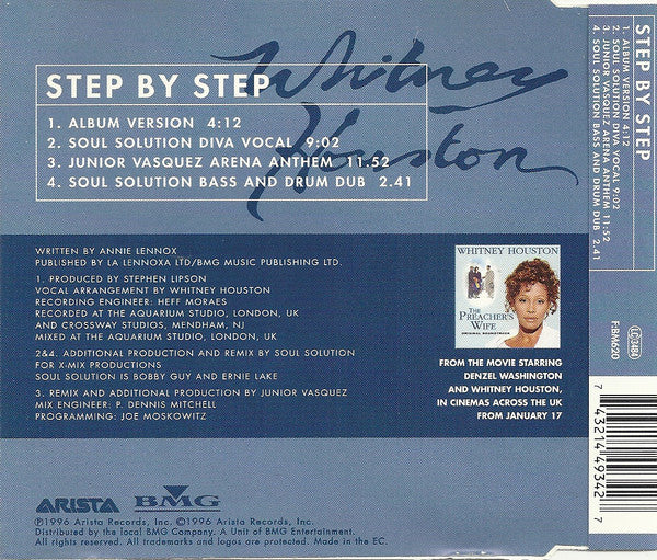 Whitney Houston - Step By Step (Part 2) Import CD single - Used ...