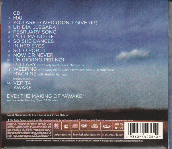 Josh Groban - Awake (Special Edition) CD/DVD Combo -- Used – Borderline ...