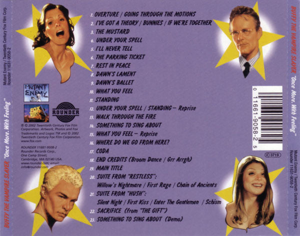 Buffy The Vampire Slayer: "Once More, With Feeling" Soundtrack CD - Us ...