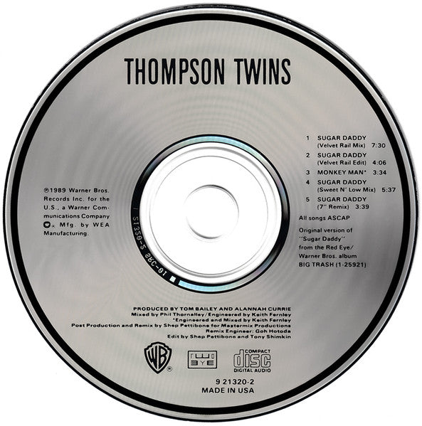 Thompson Twins - Sugar Daddy (US Maxi CD single) Used – Borderline MUSIC