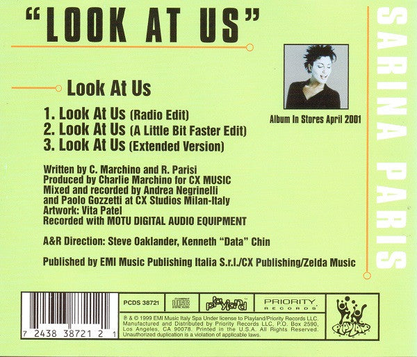 Sarina Paris - Look At Us (CD single) New – Borderline MUSIC