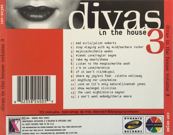 Divas in the House vol. 3 (Various) CD - Used – Borderline MUSIC