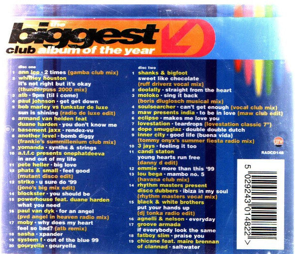 The Biggest Club Album of the Year (Import 2CD) Used – Borderline MUSIC