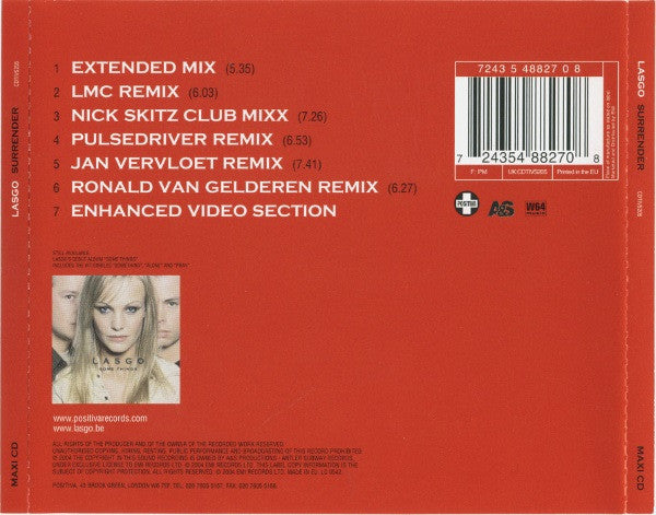 Lasgo - Surrender (Import Maxi-CD single) Used – Borderline MUSIC