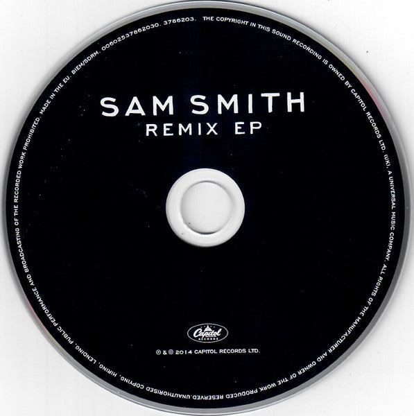 Sam Smith - Remix EP (UK PROMO ONLY CD) Used – Borderline MUSIC