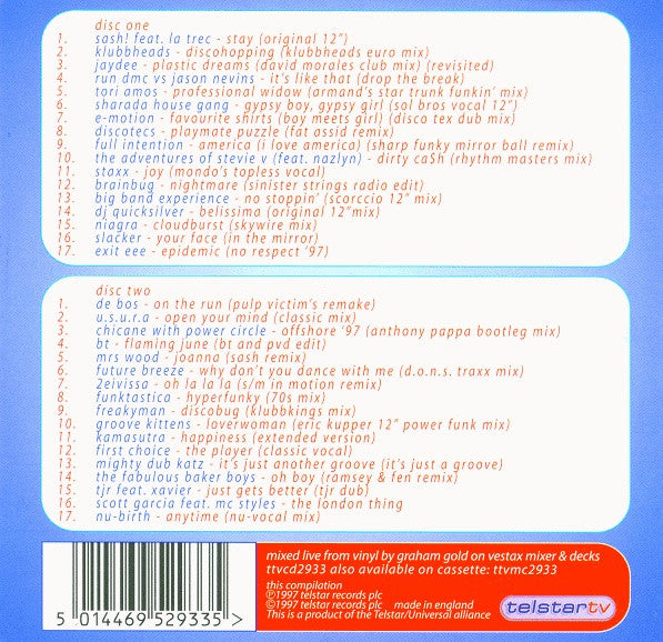 Club Cuts '97 Vol. 3 Remixes (Import 2CD) Used – Borderline MUSIC