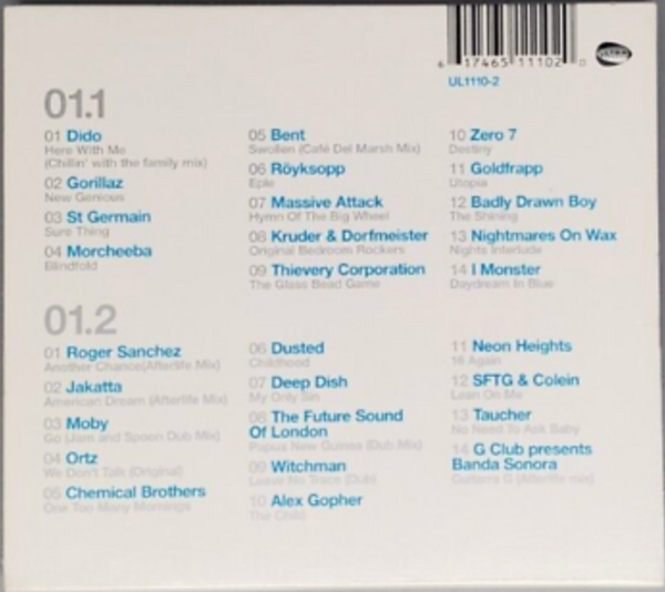Ultra Chilled 01 - 2CD (Various Artist) New – Borderline MUSIC