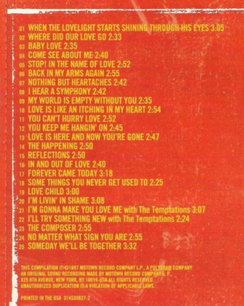 Diana Ross & The Supremes : The Ultimate Collection CD - Used ...