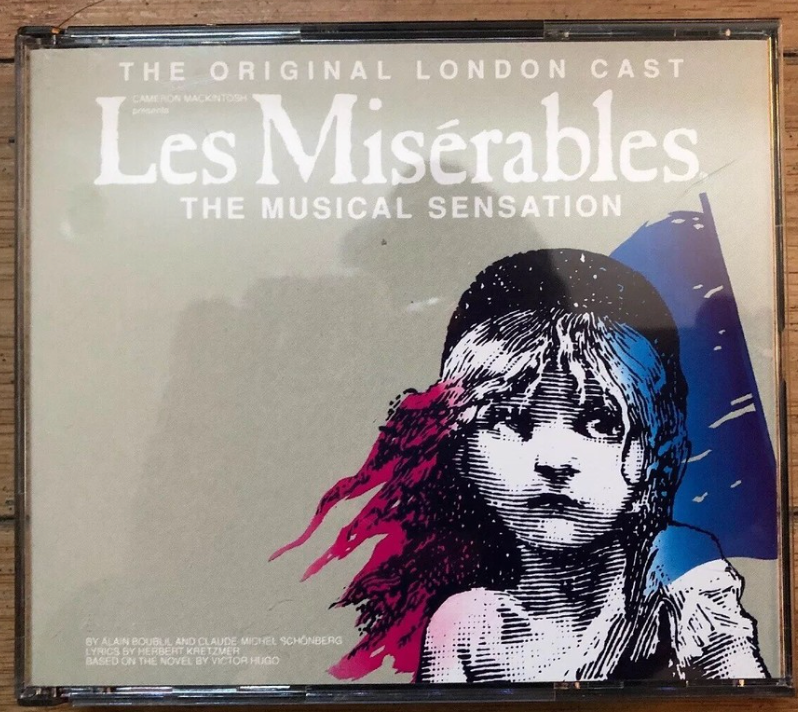 Les Miserables Original LONDON Cast 1985 Recording 2CD Set Used Les Miserables Original LONDON Cast 1985 Recording 2CD Set Used