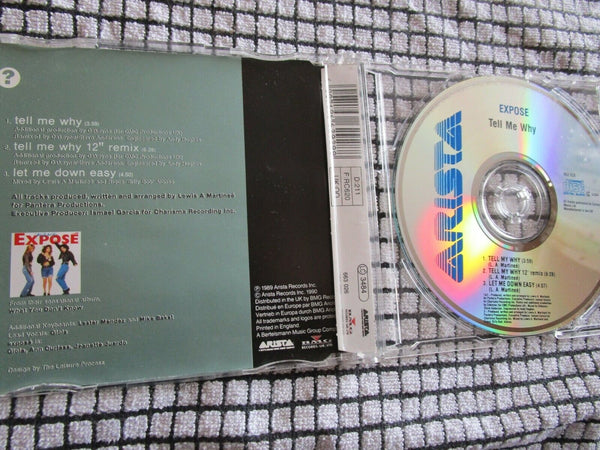 Exposé – Tell Me Why (UK CD single) Used – Borderline MUSIC