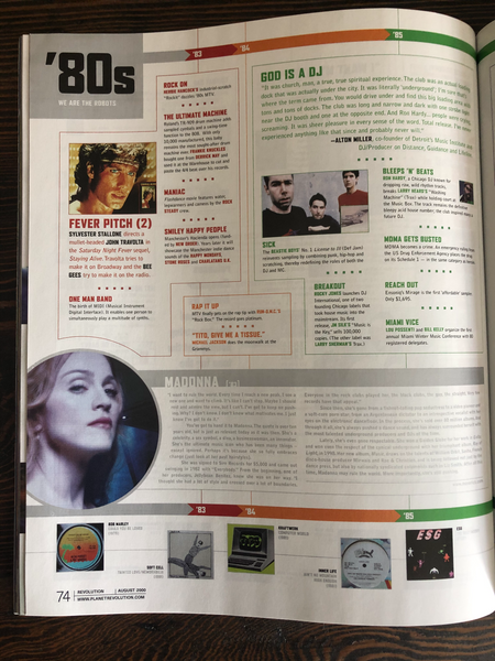 Madonna - Revolution Music Magazine - 2000 – Borderline MUSIC