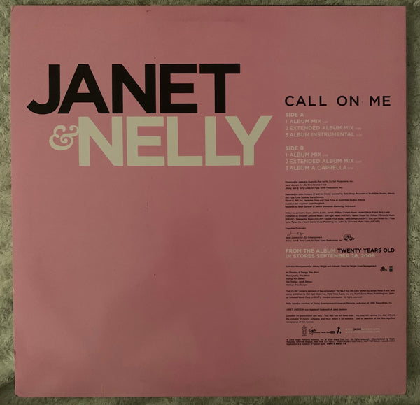 Janet Jackson - Call On Me 12" LP Vinyl – Borderline MUSIC