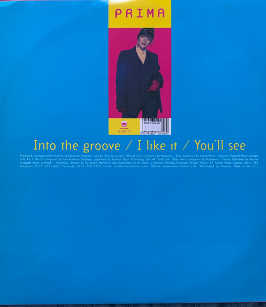 PRIMA - Into The Groove / You'll See (Import 12" Vinyl) Madonna covers ...