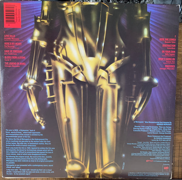 Metropolis LP Soundtrack Vinyl - Original - Used (gatefold ...