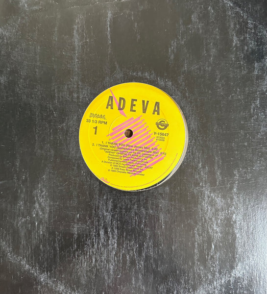ADEVA -- ADEVA! + bonus 12" I THANK YOU promo 1990 LP Vinyl - Used ...