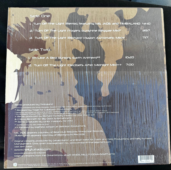 Nelly Furtado - Turn Off The Light 12" Remix LP Vinyl - Used ...