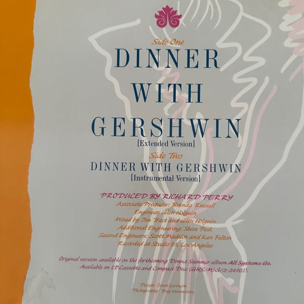 Donna Summer - Dinner With Gershwin 12" Single LP Vinyl - Used ...