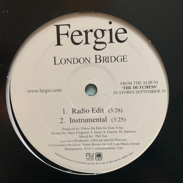 Fergie - London Bridge PROMO 12" LP Vinyl - – Borderline MUSIC