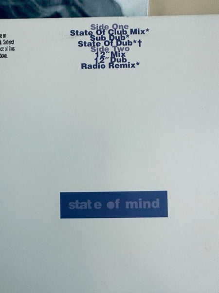 Sofia Shinas - State Of Mind 12" Single LP Vinyl - Used – Borderline MUSIC