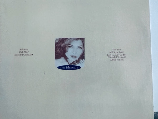 Sofia Shinas - The Message / Let's Go All The Way 12" Single LP Vinyl ...