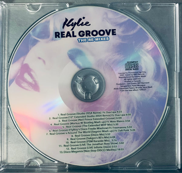 Kylie Minogue - REAL GROOVE REMIX EP (DJ CD single) – borderline MUSIC