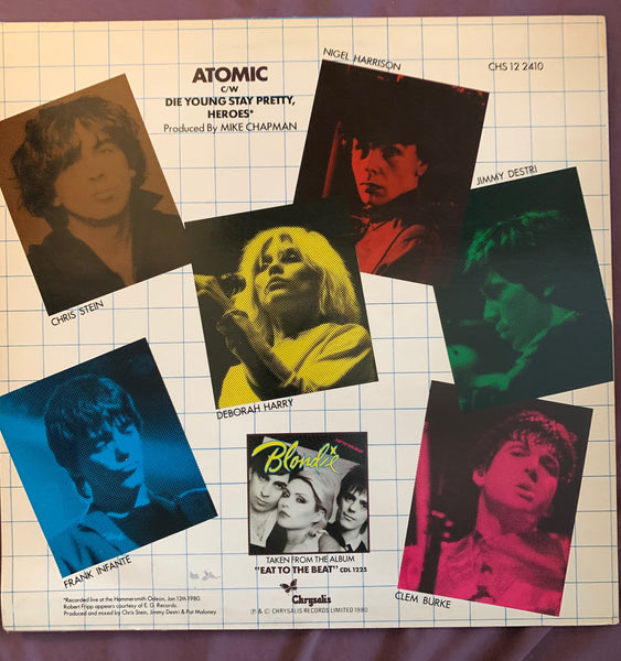 Blondie / Debbie Harry - "ATOMIC" LP 12" remix Vinyl – Borderline MUSIC