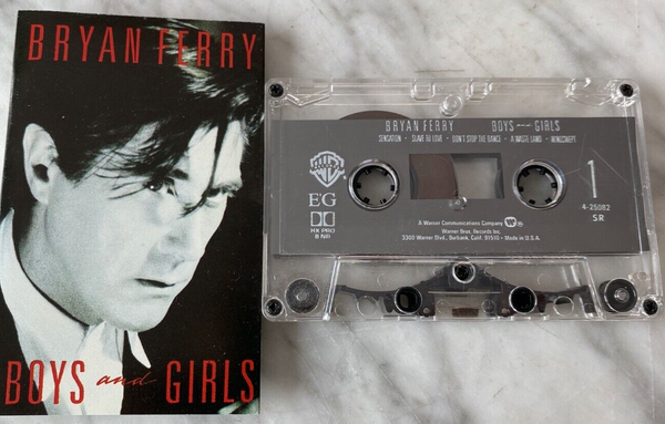 Bryan Ferry - BOYS and GIRLS (Cassette) Used – Borderline MUSIC