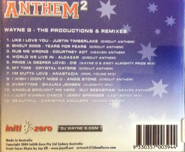 Wayne G - Anthem vol.2 (Various) CD (Used) – Borderline MUSIC
